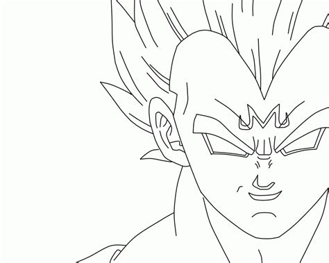 Majin Vegeta Pages Coloring Pages