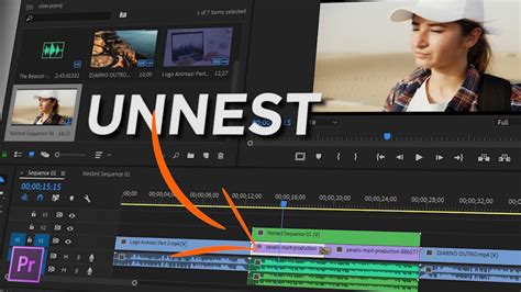 Tips Trick Cara Unnest Squence Di Adobe Premiere Pro Youtube