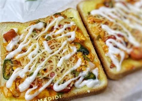 Resep Pizza Roti Tawar Oleh Rachma Didi Cookpad