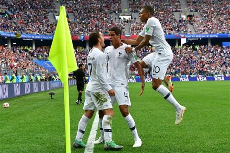 WM Finale 2018 Fußball Endspiel 2018 Frankreich gegen Kroatien