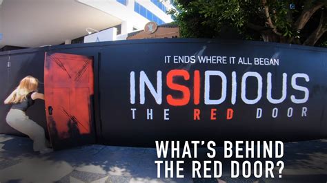 Insidious The Red Door Scare Prank Whats Behind The Red Door