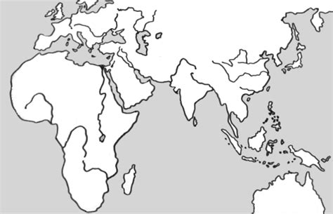 Eastern Hemisphere Map Labeled With Rivers