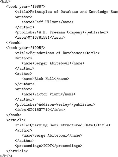 figure 1 from recursive sql like query language for xml semantic scholar