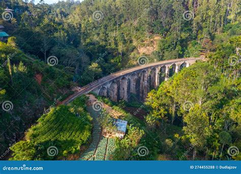 The Nine Arches Bridge Near Ella Sri Lanka Stock Photo Image Of