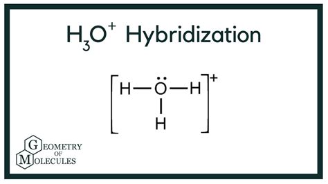 H O Hydronium Ion Hybridization Explanation Youtube