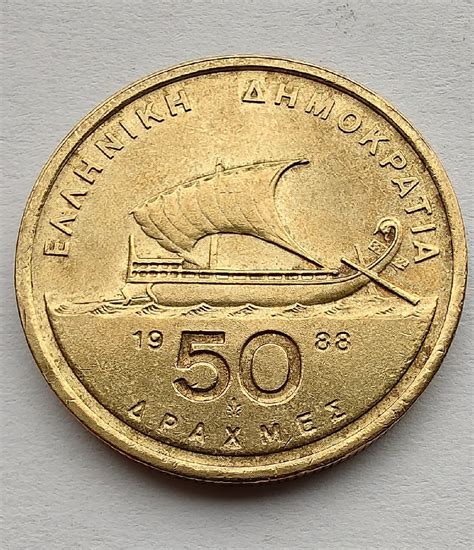 Grecja 50 Drachm Niska Cena Na Allegro Pl
