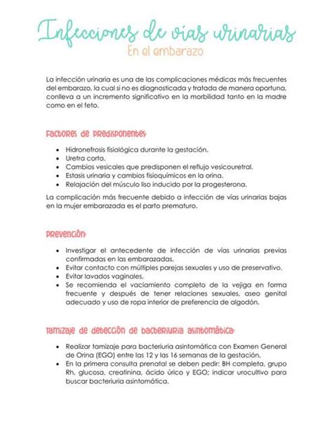Infecciones de vías urinarias en el embarazo Katy González uDocz