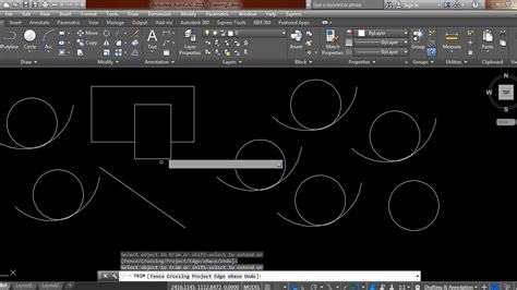 autocad commands for arc trim move copy youtube