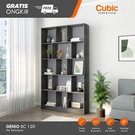 Jual Cubic Rak Serbaguna Minimalis Buffet Lemari Buku GENIO BC 120