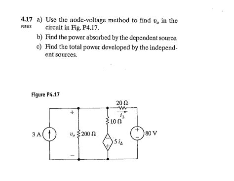 Solved Use The Node Voltage Method To Find V In The Chegg