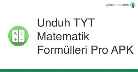 TYT Matematik Formülleri Pro APK Android App Unduh Gratis