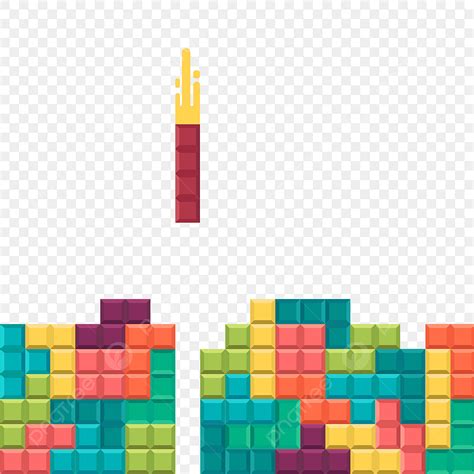 Tetris Game Clipart PNG Images Concept Vector Illustration Of Game