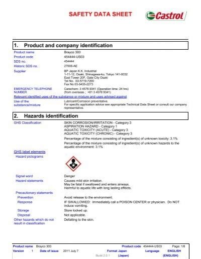 019983Brayco 300 Pdf BP PDS MSDS Search