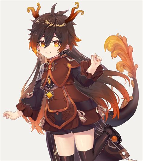 Zhongli Genshin Impact Drawn By Ritsu Re Pngn Danbooru