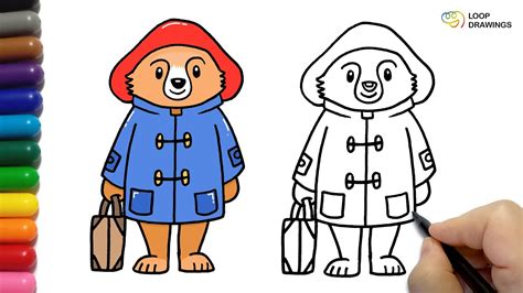 How To Draw Paddington Bear Easy YouTube