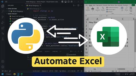 how to automate excel using python and xlwings youtube
