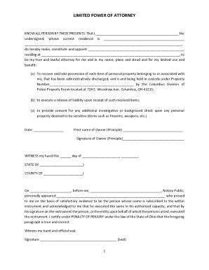 Fillable Online Power Of Attorney POA Meaning Types And How And