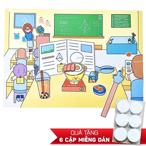 Mua Bộ Tranh Tương Tác Cô Tiên Xanh Lớp Học Bất Ổn tại Nhà sách Fahasa