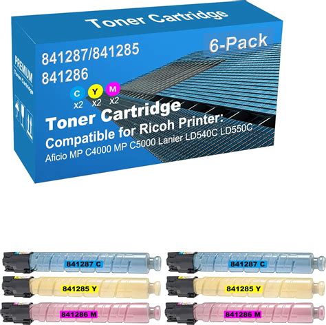 Amazon Jullu 6 Pack 2C 2Y 2M Compatible High Capacity 841287