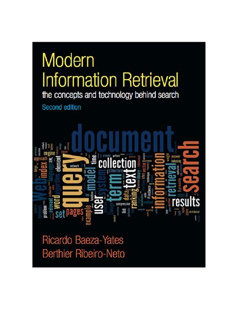 modern information retrieval chapter 1 pdf search engine indexing information retrieval