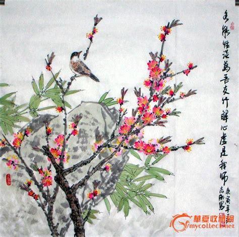 梅花国画斗方 梅花画小品 画梅花圆形小品 第5页 大山谷图库