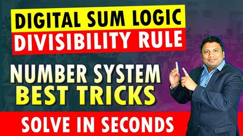 digital sum divisibility problems digital sum logic by anil nair number system digital sum