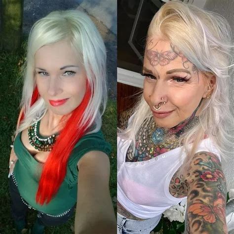 Tattooed Gran Shares Throwback Snap From Nine Years Ago To Show How