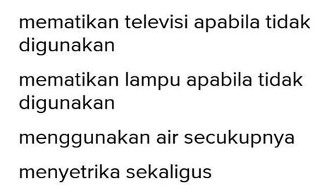 Contoh Kewajiban Menghemat Energi Materisekolah Github Io
