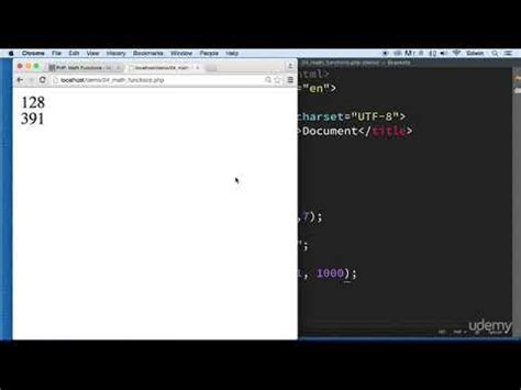 1 Math Functions PHP BUILT IN FUNCTIONS PHP COURSE FOR BEGINNERS