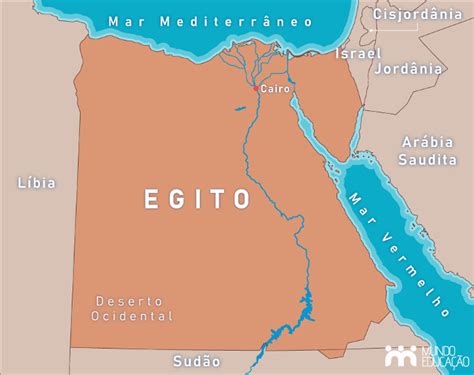 Egito dados gerais história geografia mapa Mundo Educação