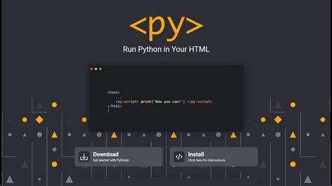 how to use pyscript write in html pyscript js youtube