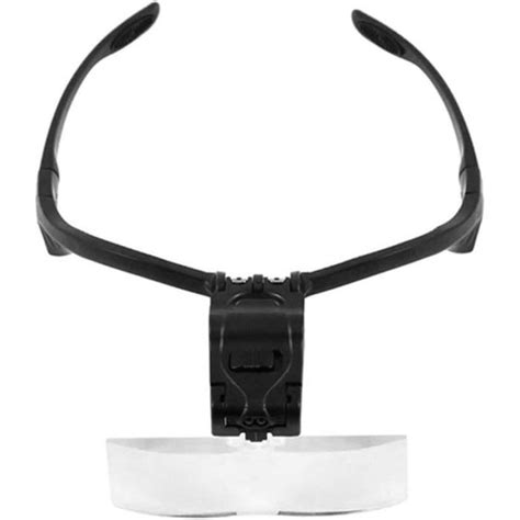 Loupes De Tête Mains Libres Avec Lampe Led 5 Jeux De Lentilles Hd 1X