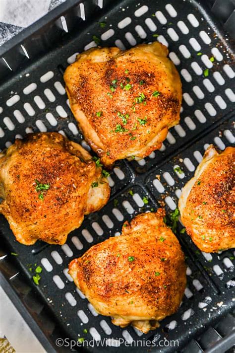 Air Fryer Hen Thighs Spend With Pennies Tri This