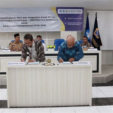 Penandatanganan MoU Dan Perjanjian Kerja Sama Badan Informasi