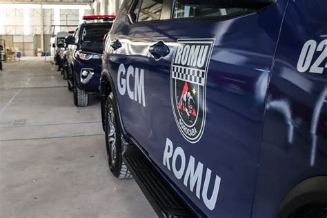 Guarda Civil Municipal Recebe Quatro Novas Viaturas Para Romu Ag Ncia
