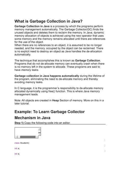 What Is Garbage Collection In Java What Is Garbage Collection In Java