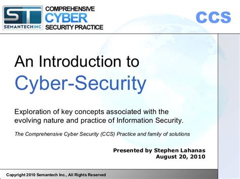 introduction to cyber security