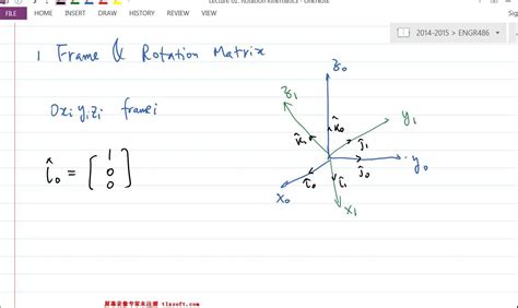 2014w engr486 lecture02 basic rotation matrix youtube