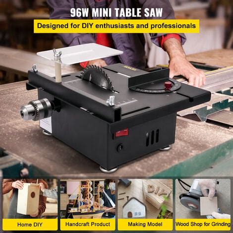 VEVOR Mini Scie A Table 4 Lames 10000tr Min Scie De Table Portable