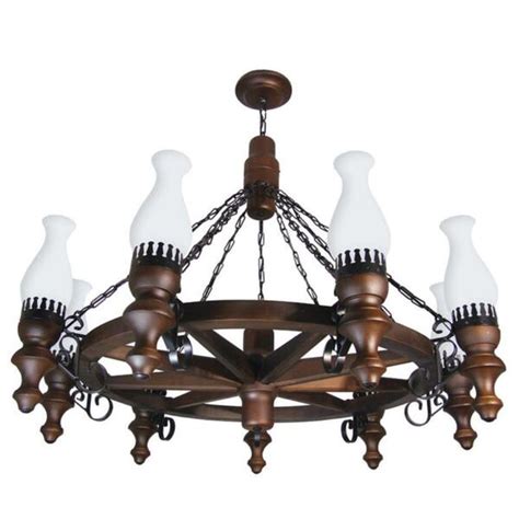 Lustre Roda De Carro A E Lumin Ria R Stica L Mpadas Lumin Rias