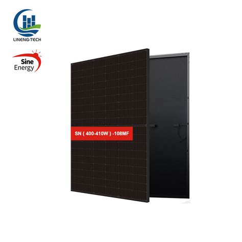 M10 Wafer Mbb Half Cut 400W 410W Full Black 182 Mm Solar Module Panel