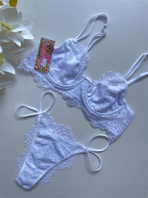 Comprar Conjunto Calcinha e Sutiã Lingerie Renda 16325 Maria