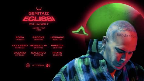 Gemitaiz Eclissi Tour Visuals Lettergram We Are Progressive Design