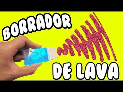 Haz Un BORRADOR De LAVA DECORA Tus UTILES ESCOLARES