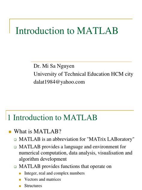 introduction to matlab application to electrical engineering part ii matrix mathematics