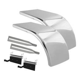 68 430 Stainless Steel Half Tandem Fenders With Mounting Kit
