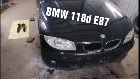 BMW 118D E87 Wymiana amortyzatorów YouTube