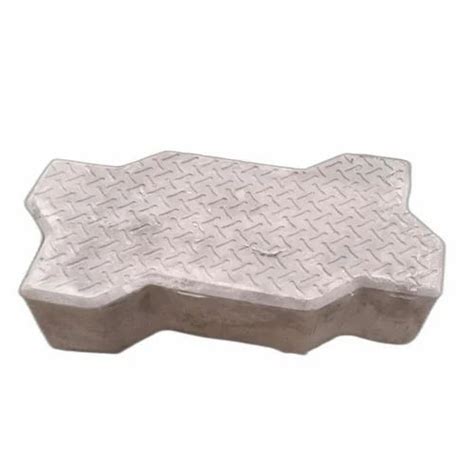 Grey Concrete Zig Zag Paver Block Thickness 80mm At Rs 12 Piece In Rewari
