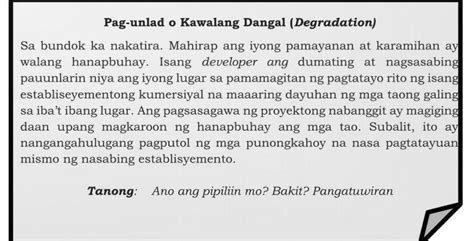 Panuto Suriin Ang Sitwasyon Sa Ibaba Brainly Ph