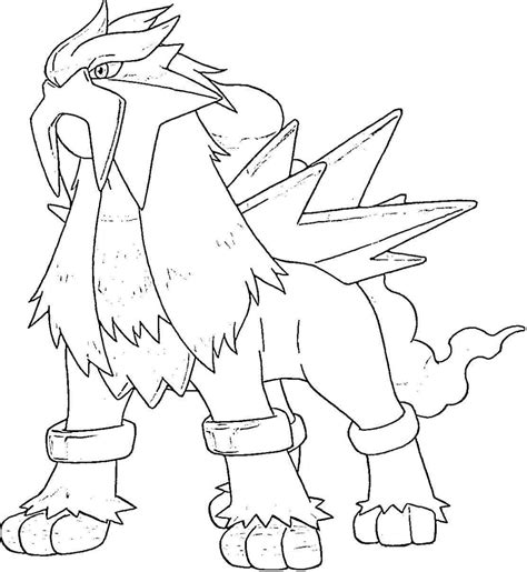 Lugia en Pokémon Legendarios para colorear imprimir e dibujar